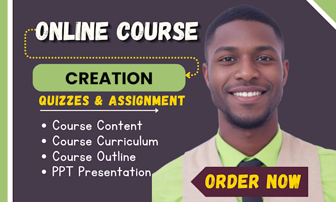Be your online course content creator, course curriculum, course ...