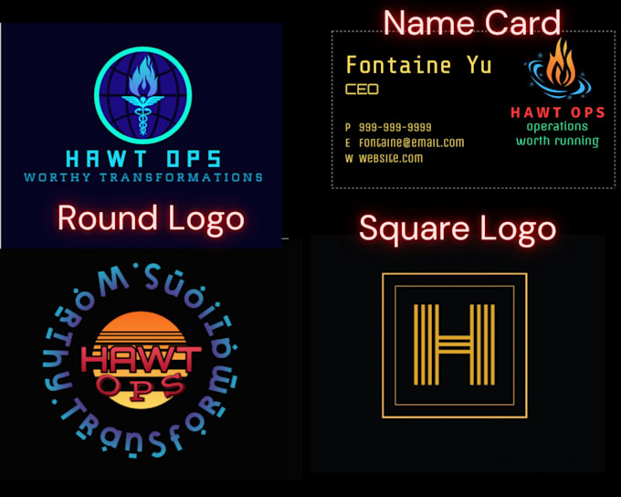 Create simple, catchy logo to optimize your business by Lottte | Fiverr