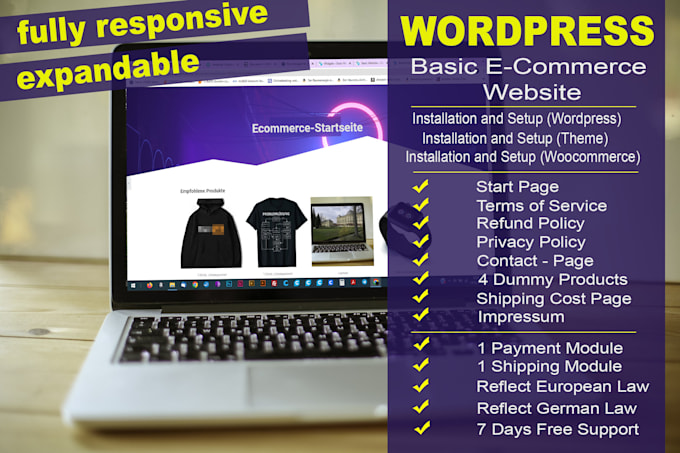 Create a basic ecommerce website by Erutanderhayde | Fiverr
