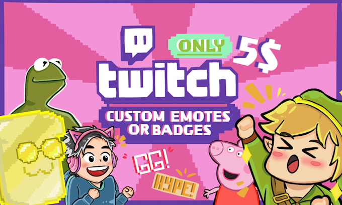 Create amazing emotes or badges for twitch and youtube by Duckkboii ...