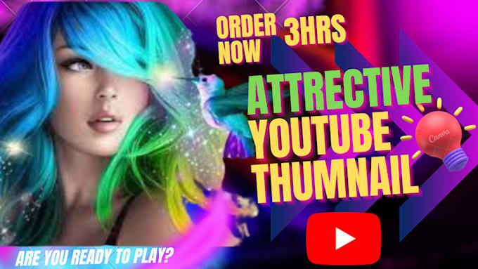 Make view boosting youtube thumbnail in 3hrs by Sanarout | Fiverr