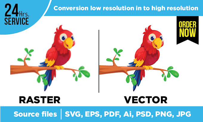 Do vector tracing, recreate logo, convert raster to vector images by Muqdasdesigns | Fiverr