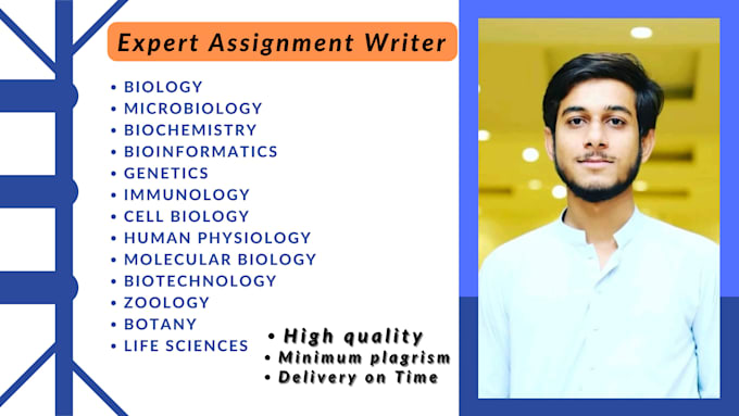 Write your microbiology,biochemistry,genetics, assignments by ...