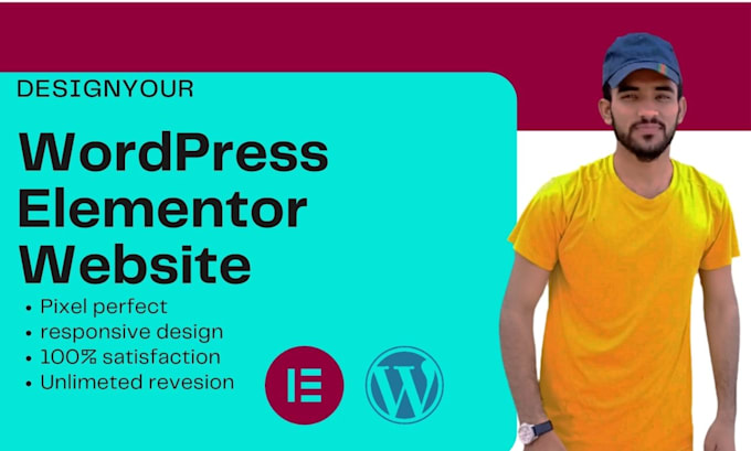 Creat unique wordpress portfolio website with elementor by Ubaidullah2021 | Fiverr