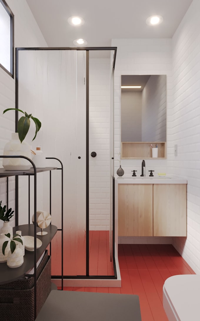 Create a realistic 3d render of you architecture project by Marcelo ...