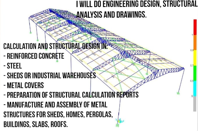 Do engineering designs, structural analysis and drawings by Erick_2101 | Fiverr