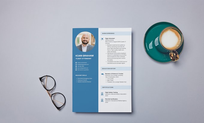 Make an interactive ats friendly resume,cv by Amieraas | Fiverr
