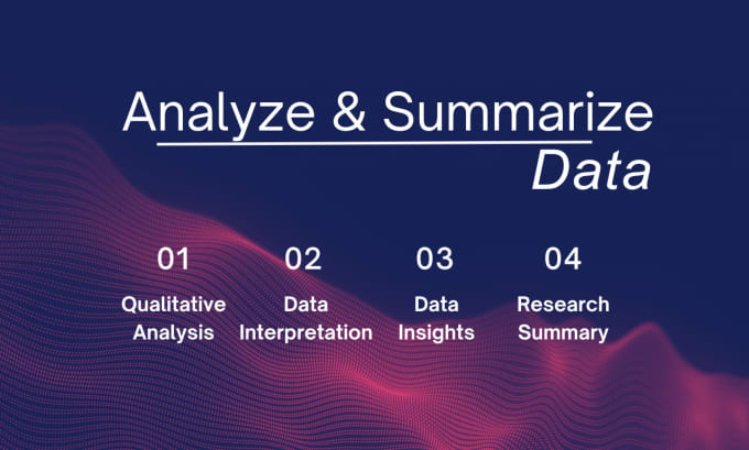Analyze and summarize your data by Hinudesigns | Fiverr Analyze and summarize your data by Hinudesigns | Fiverr
