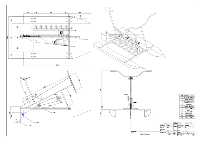 Make technical drawing of product design you need by Nikoandrean | Fiverr