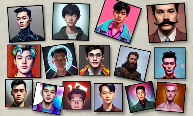 Create digital face art with special effects by Yudharadistyo | Fiverr