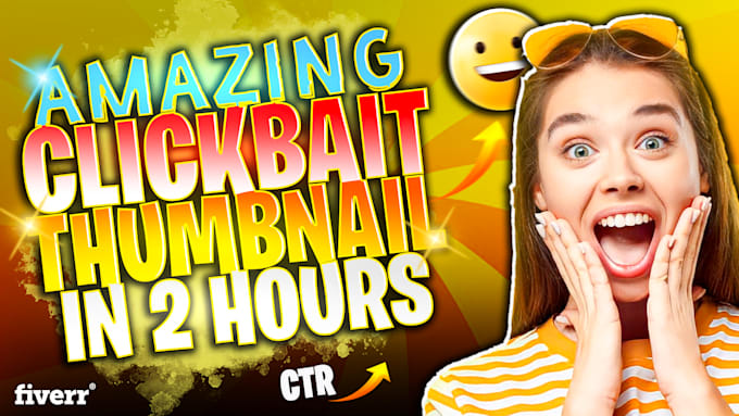 Design amazing youtube thumbnail in 2 hours by Nova_work17 | Fiverr