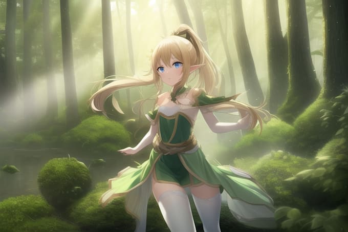 Create highly detailed anime artwork using ai for you by Fuwaart | Fiverr