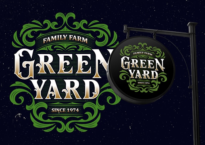 Design vintage, retro, hand lettering, logo for you by Pintalsari | Fiverr