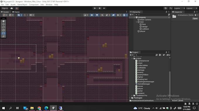 Create 2d game in unity by Nooraze | Fiverr