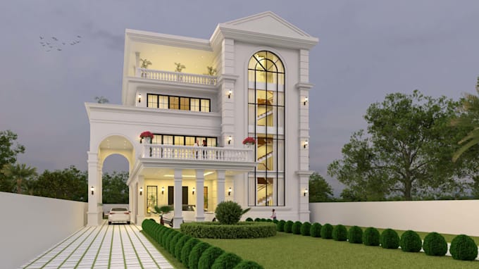 Create architectural realistic rendering and animations by Peacenaing | Fiverr