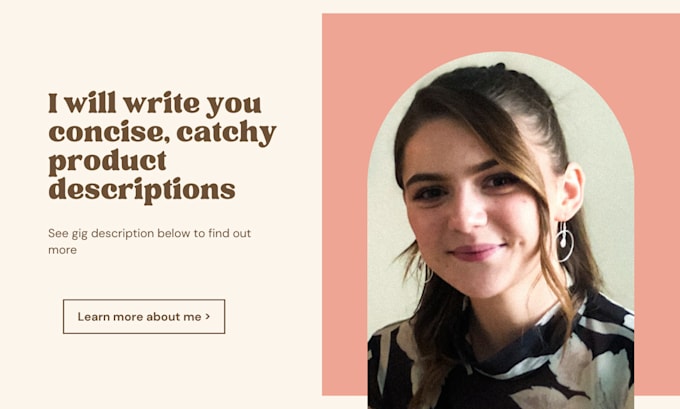 Write concise, catchy product descriptions by Megdenva | Fiverr