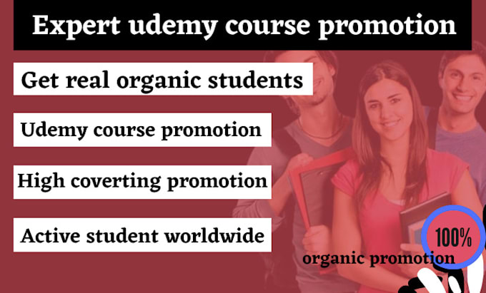 Udemy promotion online course promotion organic online course by Salesforx | Fiverr