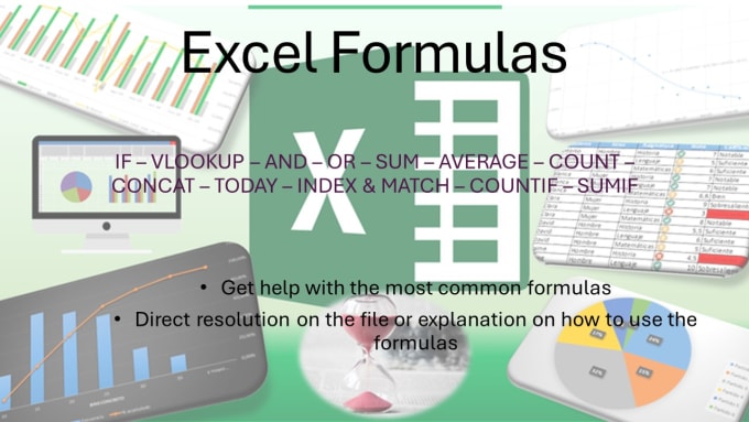Guide you with fundamental excel formulas by Gfuentes84 | Fiverr