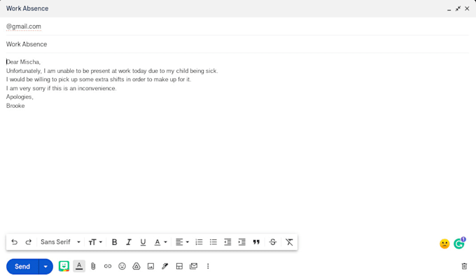 Create An Email Format For Your Teacher Boss Etc By Bismah Satti Fiverr