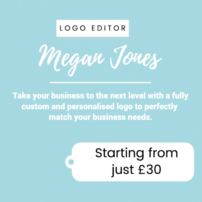 Design A Personalised Custom Logo To Suit Your Brand By Meganpa Fiverr