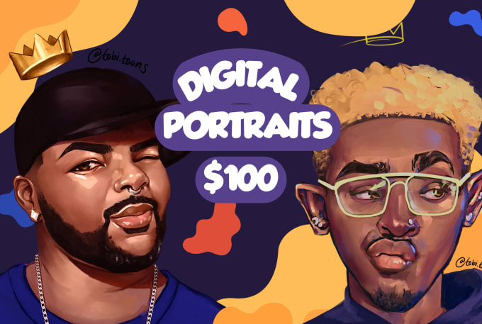 Create custom digital portraits by Tobiasdraws | Fiverr Create custom digital portraits by Tobiasdraws | Fiverr