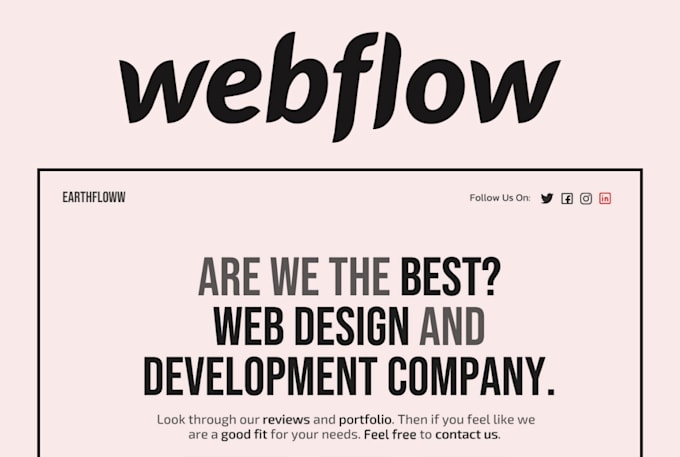 Craft and design a webflow website by Paulwebflow | Fiverr
