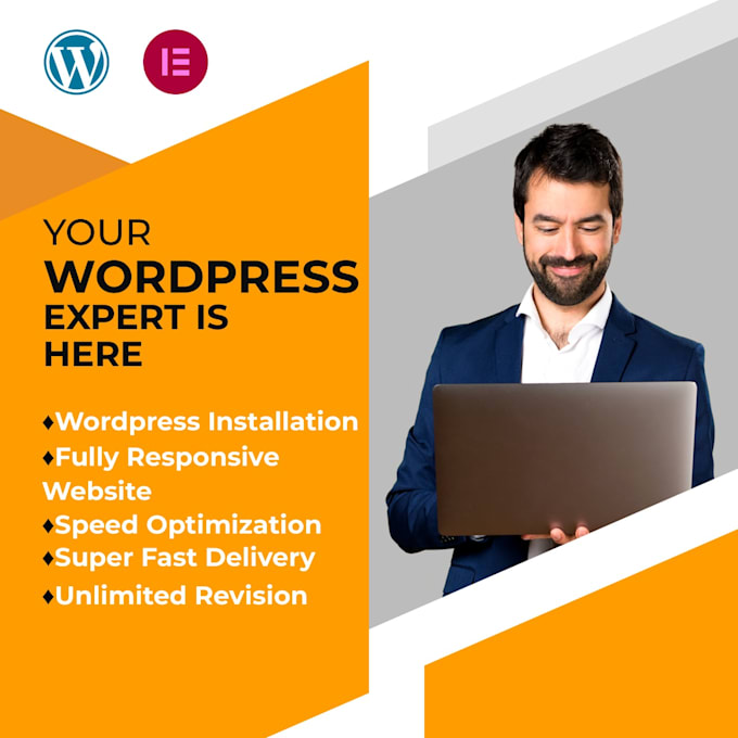 Build a modern responsive wordpress website with a unique design by Techiezachy | Fiverr