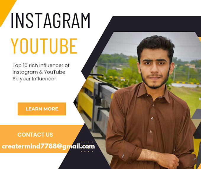 Give you top 10 rich influence of insta youtube by Abdulkhalil7 | Fiverr