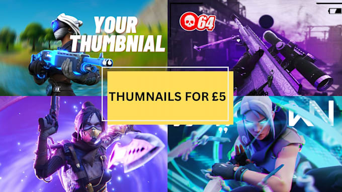 Create you a personal thumbnail, profile picture or youtube banner by ...