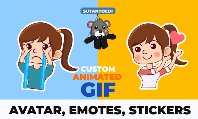 Create a custom animated gif for your avatar, emotes, or stickers by ...