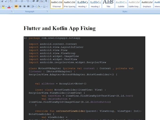 Fix flutter bugs, issues, and errors like an expert by Faheemuddin121 | Fiverr