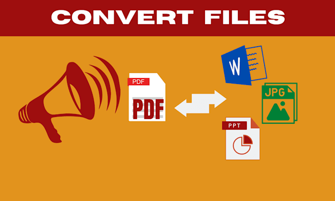 Convert pdf file into word, jpg, ppts formats by Hina405 | Fiverr