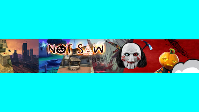 Design a custom youtube banner and twitter header by Artofsaw | Fiverr