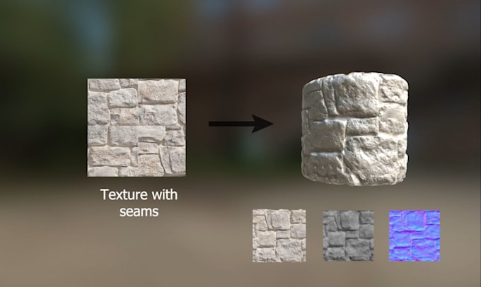 Create pbr textures from images, seamless texture maps by Archi_render ...