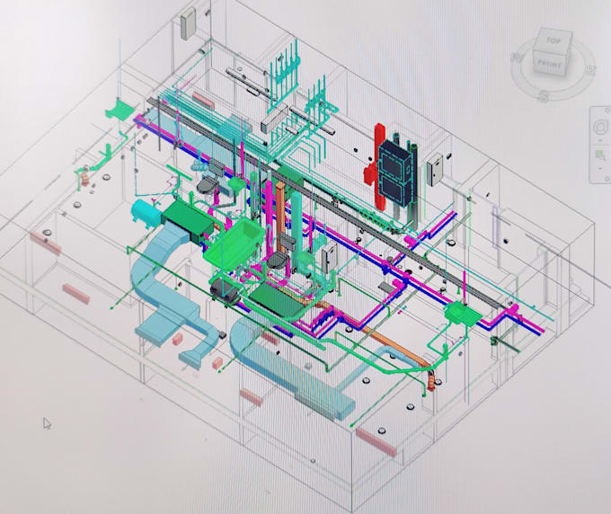 Do revit modelling bim of mepf services hvac fire electrical plumbing ...