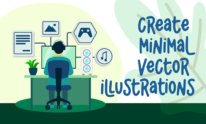 Create minimal vector illustrations for your web and app by Nadeesha444 ...