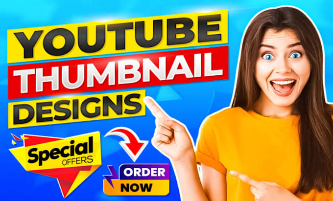 Create eye catchy youtube thumbnail by Mzaman007 | Fiverr