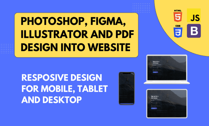 Transform Photoshop Figma Pdf To Stunning Html Css Js React Js And Next Js By Codekamal