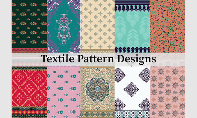 Design seamless vector patterns for textile, fabric printing by Zainab ...