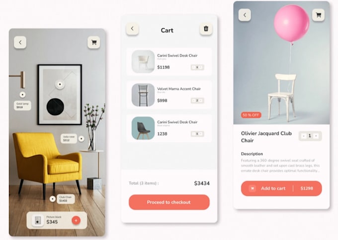 Create responsive flutter and android mobile application by ...