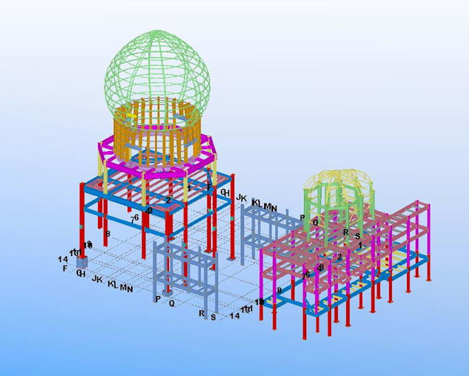 Do steel shed, mosque dome and warehouse shed 3d model and detail, by ...