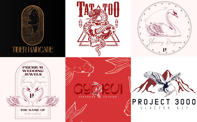 Craft custom made unique logo by Thechicarc | Fiverr