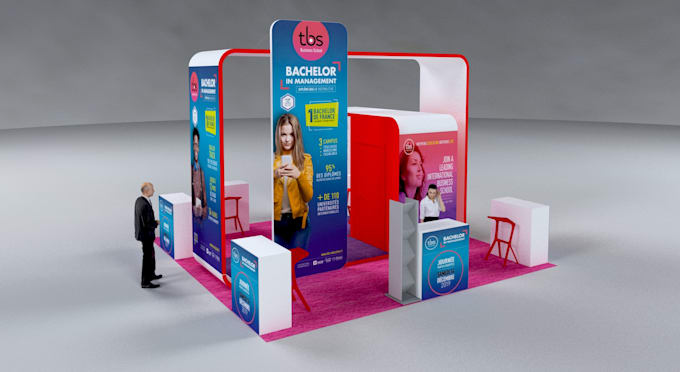 Create the perfect stand for your event by Achrafazzabi | Fiverr