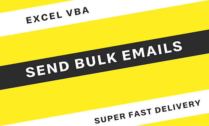 Set a macro to send bulk emails using excel vba by Emental_01 | Fiverr Set a macro to send bulk emails using excel vba by Emental_01 | Fiverr