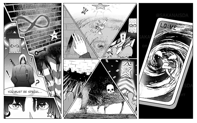 Make your stories into manga pages and cover art by Sakanaisda | Fiverr