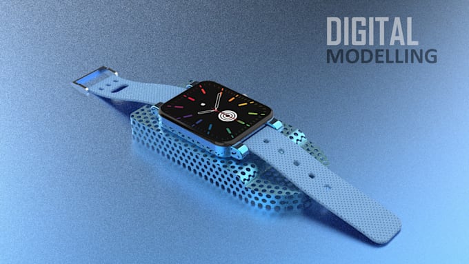 Design a watch with 3d modelling and rendering by Bhandaridesign | Fiverr