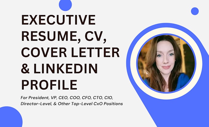 Deliver full executive resume writing service by Premiumresumecv | Fiverr
