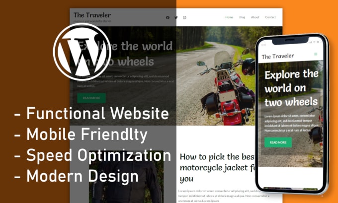 Build Responsive Fully Functional Wordpress Website By Osamabadry Fiverr