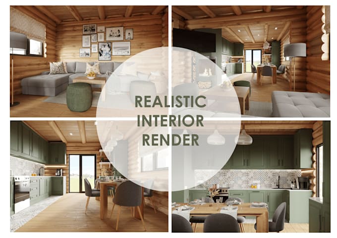 Create photorealistic interior visualization by Juliayatsenyuk | Fiverr