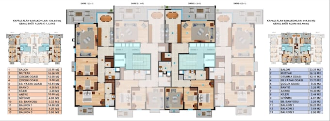 Do 2d floor plan for residential and commercial building by Mimarmamin ...